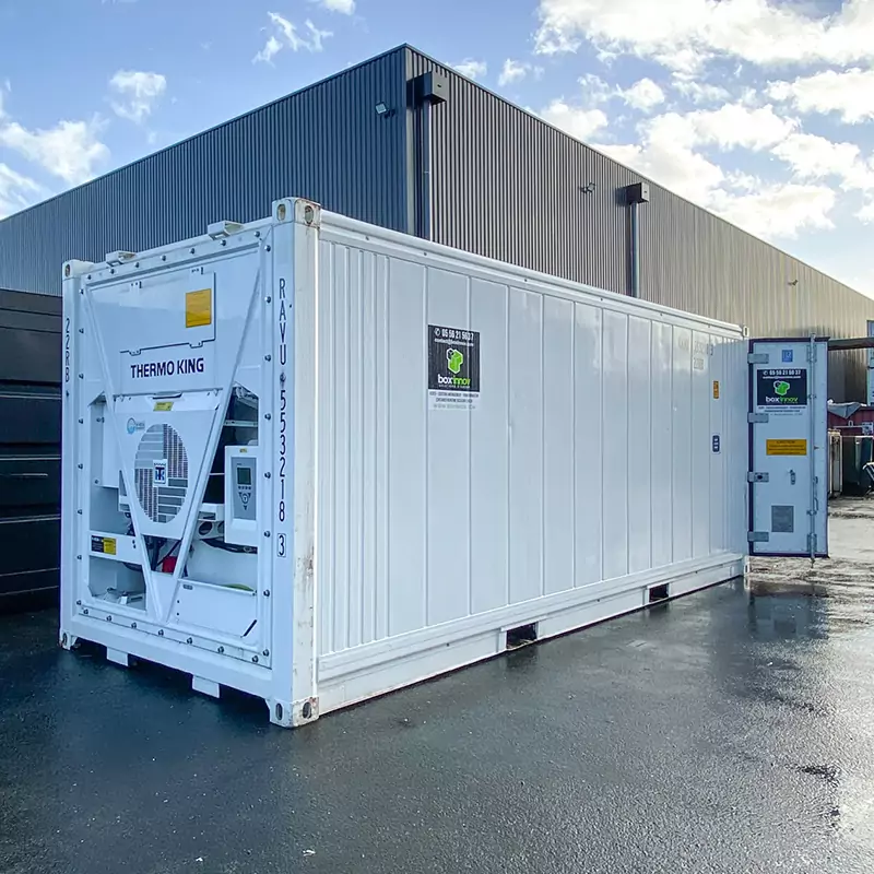 Quelles sont les dimensions d'un container frigorifique