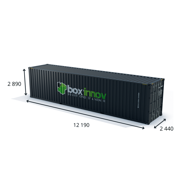 Quelles sont les dimensions d'un container maritime ? - BoxInnov
