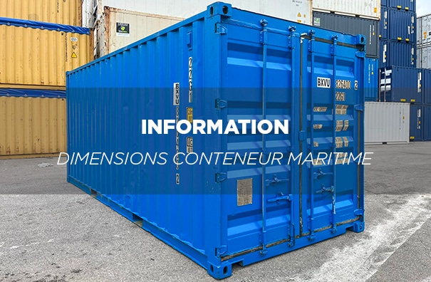 Quelles Sont Les Dimensions Dun Container Maritime Boxinnov