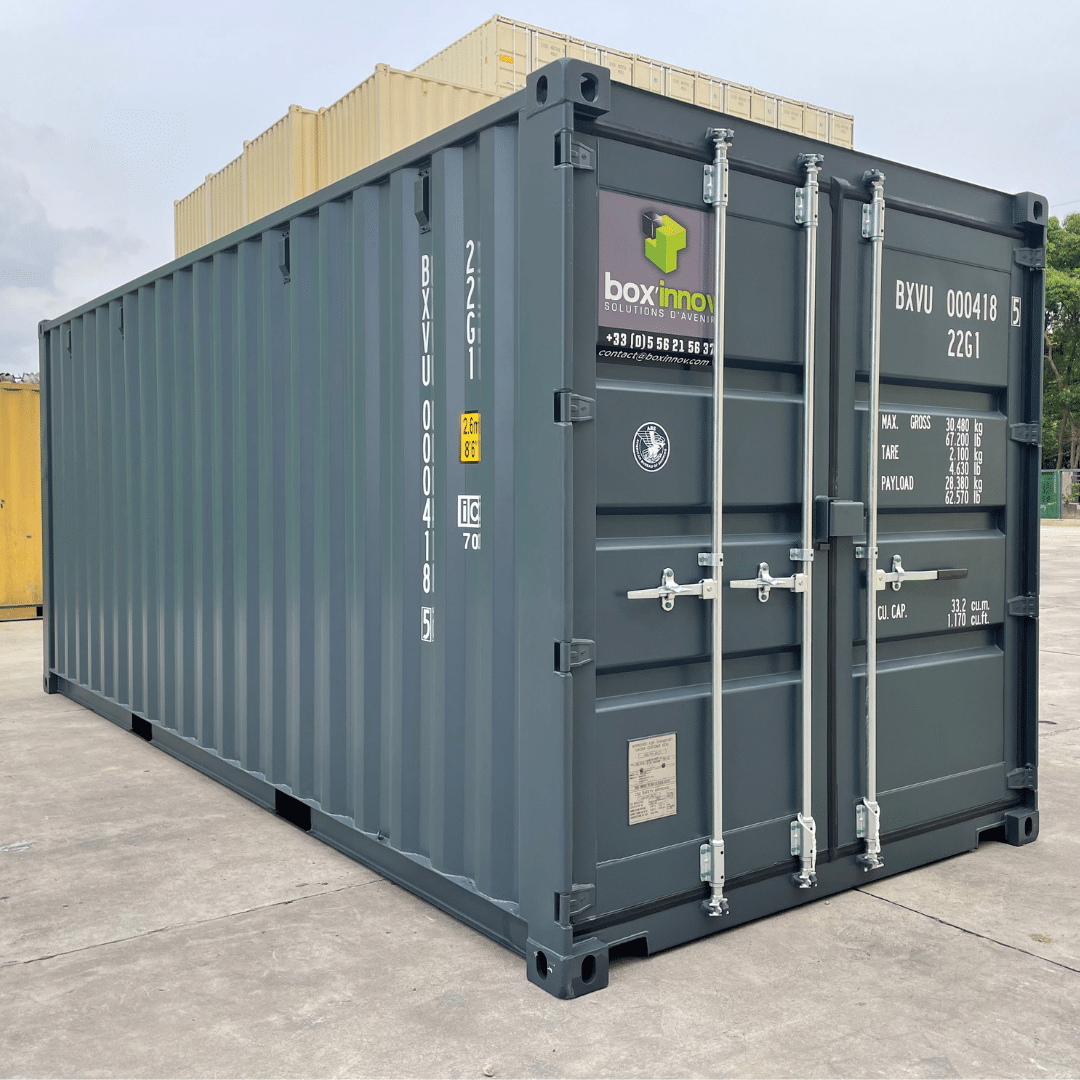 Quelles sont les dimensions d'un container maritime ? - Box Innov